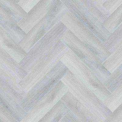 ZEEZOO® SPC Rigid Core - Herringbone Collection - Pale Sliver Oak ...